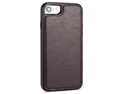 Synthetic Leather Back Cover for iPhone SE 2 / SE 3 - Brown | Mobile-Mate