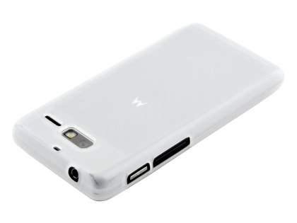 Motorola RAZR M 4G XT905 TPU Gel Case - Frosted Clear | Mobile-Mate