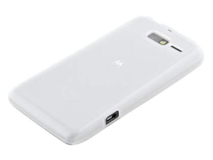 Motorola RAZR M 4G XT905 TPU Gel Case - Frosted Clear | Mobile-Mate