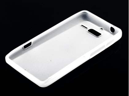 Motorola RAZR M 4G XT905 TPU Gel Case - Frosted Clear | Mobile-Mate