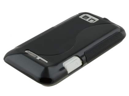 Wave Case for Motorola DEFY XT535 - Frosted Black/Black | Mobile-Mate