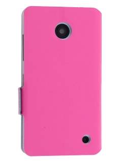 Slim Genuine Leather Portfolio Case for Nokia Lumia 635/636/630 - Pink ...