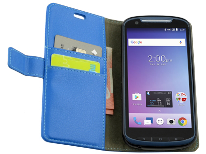 Synthetic Leather Wallet Case with Stand for Telstra Tough Max 2 - T85 ...